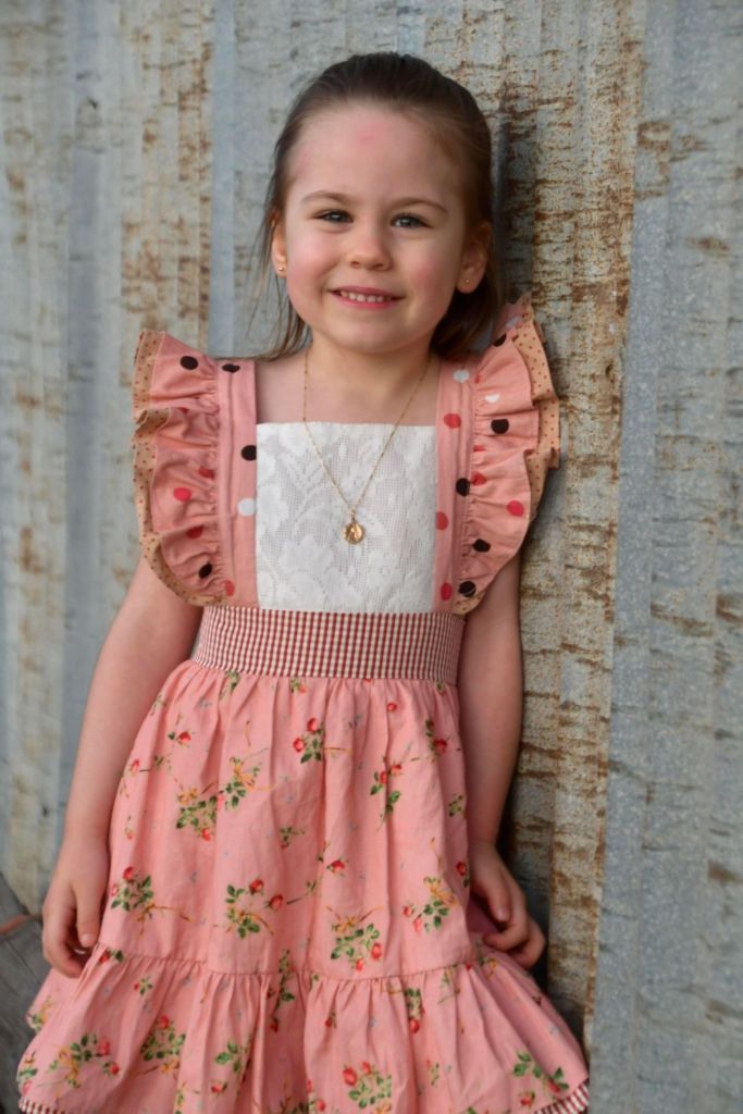 "Neutral Love" Frilly Girls Dress - Arthur Ave